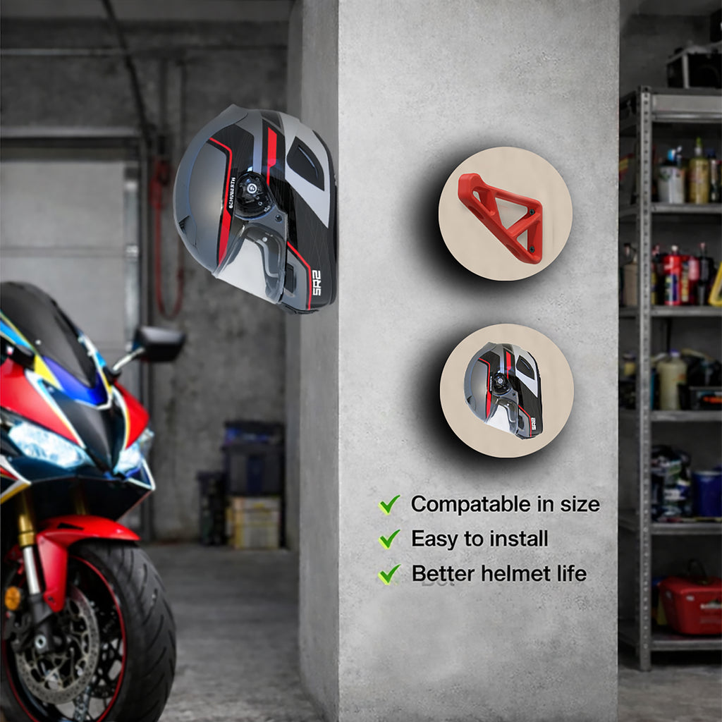Helmet Wall Mount (Red) – Dirt Accessories
